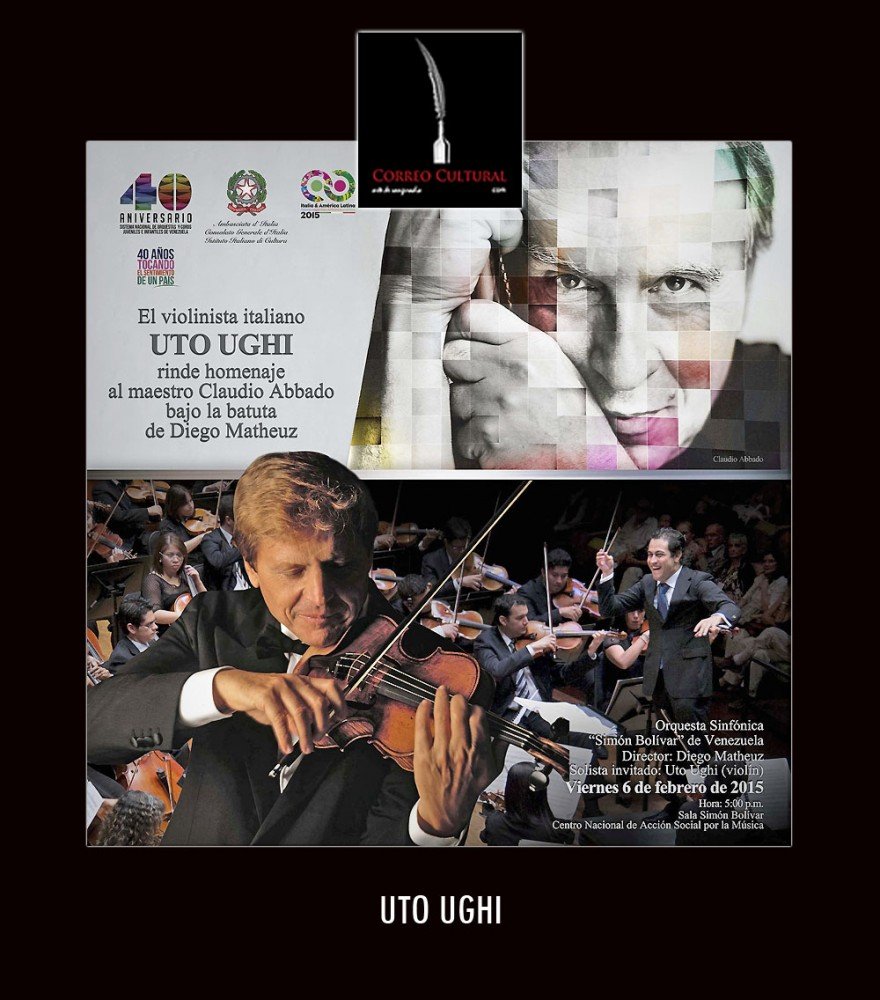 El violinista italiano Uto Ughi rinde homenaje al maestro Abbado ...
