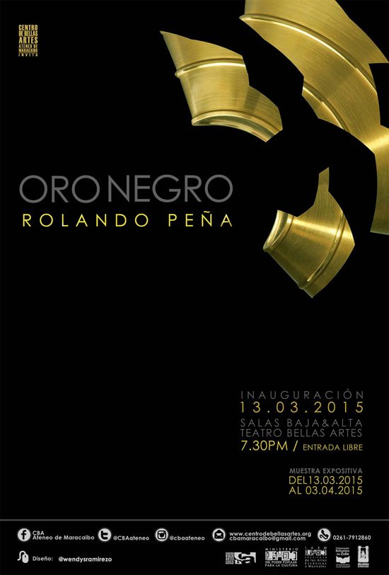 Exposición 'Oro Negro', del destacado Artista Plástico Venezolano ...